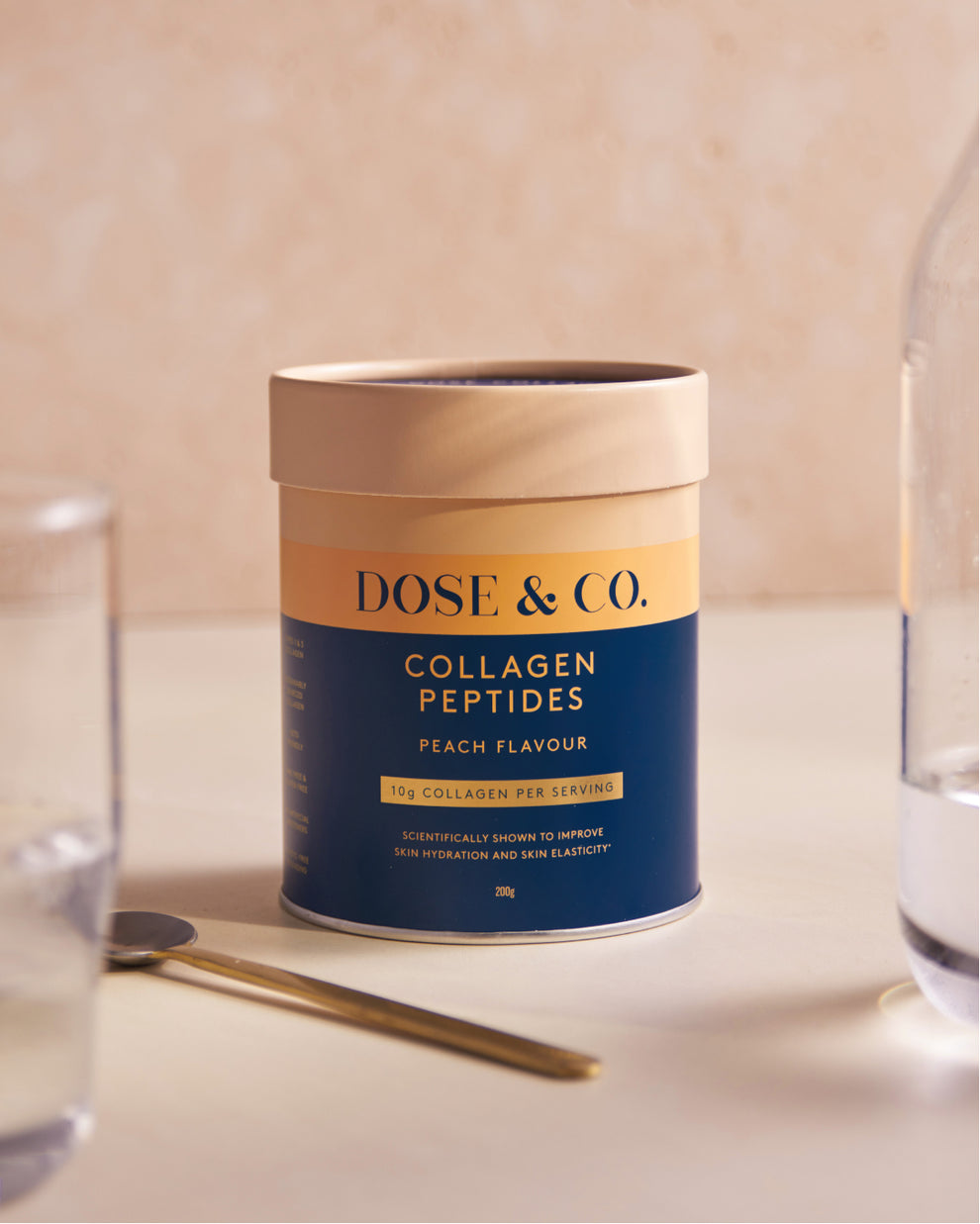 Pure Collagen Peptides Peach | Dose & Co | NZ – Dose & Co | New Zealand